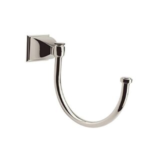 ginger 1805/pc quattro pivoting towel hook, polished chrome