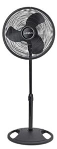 lasko 2521 16″ oscillating stand fan, 16 inch, black