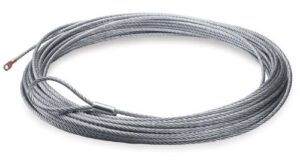 warn 74313 wire rope for powerplant dual force hd winch – 3/8″ x 80′