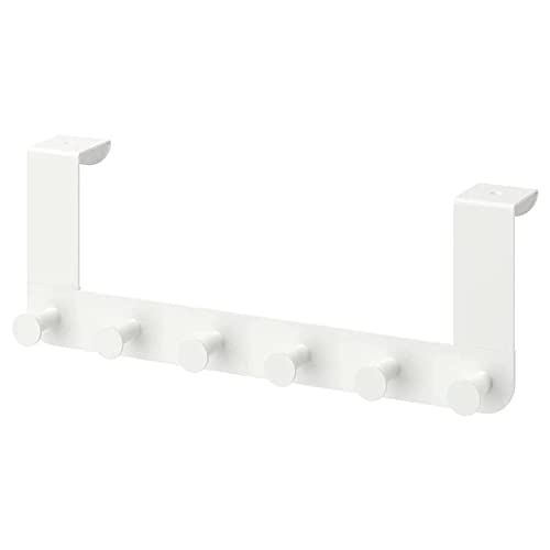 Ikea Enudden Over Door Hanger Hooks White Metal Robe Towel Belts