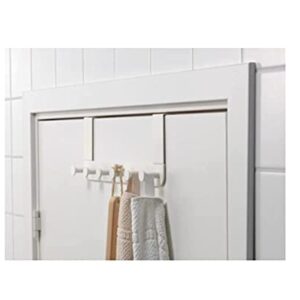 Ikea Enudden Over Door Hanger Hooks White Metal Robe Towel Belts