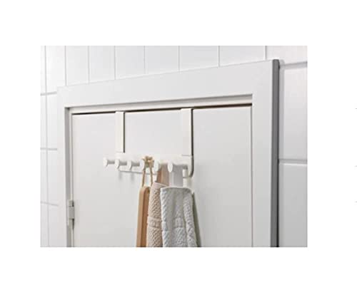 Ikea Enudden Over Door Hanger Hooks White Metal Robe Towel Belts