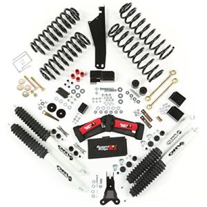 rugged ridge 18415.50 suspension lift kit, 2.5 inch, shocks; 07-18 jeep wrangler jk