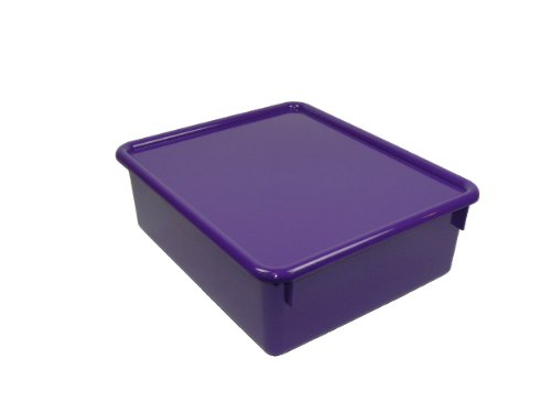 Romanoff, Purple Double Stowaway Tray with Lid