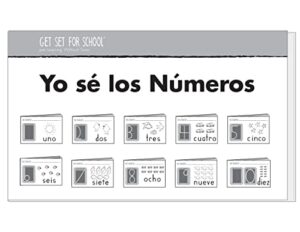 learning without tears spanish i know my numbers- get set for school series, pre-k, math, counting, number concepts, recognition, formation- centers, whole-class, and individual- for school or home