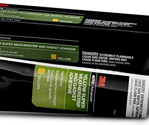 3M Yellow Super Weatherstrip and Gasket Adhesive, 08002, 2 fl oz