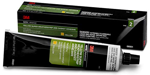 3M Yellow Super Weatherstrip and Gasket Adhesive, 08002, 2 fl oz