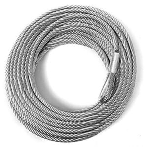 rugged ridge 15103.51 winch cable, 3/16 inch x 50 feet, atv/utv