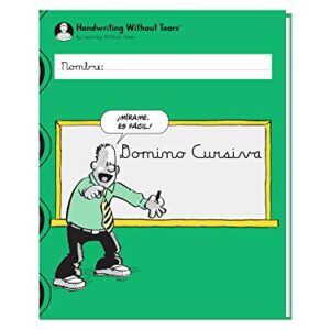 Learning Without Tears Domino Cursiva (Student Edition, Spanish)-Grade 5, Cursive, Letters, Words, Sentence & Paragraph Practice- for School and Home