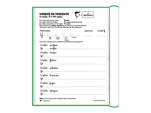 Learning Without Tears Domino Cursiva (Student Edition, Spanish)-Grade 5, Cursive, Letters, Words, Sentence & Paragraph Practice- for School and Home