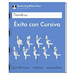 Learning Without Tears Éxito con Cursiva (Spanish)-Handwriting Without Tears-Grade 4, Cursive, Letters, Words, Sentence & Paragraph-School & Home use