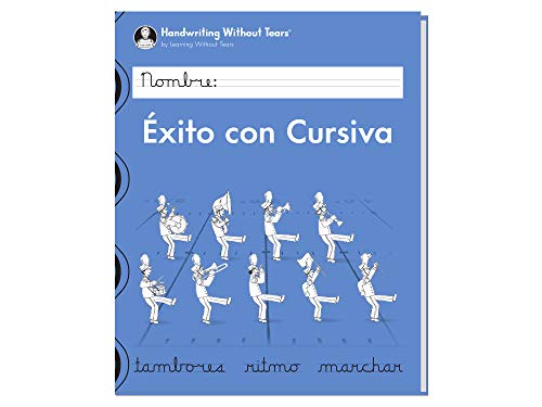 Learning Without Tears Éxito con Cursiva (Spanish)-Handwriting Without Tears-Grade 4, Cursive, Letters, Words, Sentence & Paragraph-School & Home use