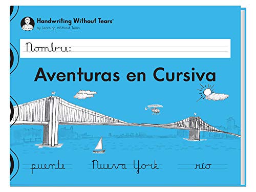 Learning Without Tears Aventuras en Cursiva (Student Edition, Spanish)- Handwriting Without Tears- Grade 2, Cursive, Letters, Words, Sentence Practice, Numbers, Coloring- for School and Home Use