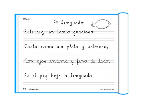 Learning Without Tears Aventuras en Cursiva (Student Edition, Spanish)- Handwriting Without Tears- Grade 2, Cursive, Letters, Words, Sentence Practice, Numbers, Coloring- for School and Home Use