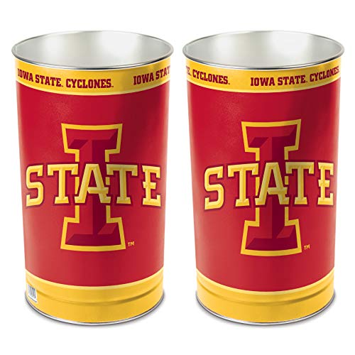 WinCraft NCAA Iowa State Cyclones 15 Waste Basket, Team Color, One Size