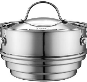 Cooks Standard Multi-Ply Clad Cookware Set, 10 Piece, Silver