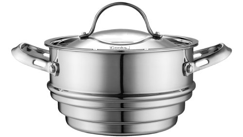 Cooks Standard Multi-Ply Clad Cookware Set, 10 Piece, Silver