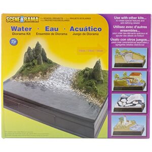 woodland scenics sp4113 scene-a-rama water diorama kit, multicolor