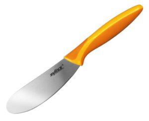 zyliss sandwich knife and condiment spreader, orange