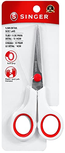 SINGER 00448 5-1/2-Inch Sewing Scissors with Comfort Grip