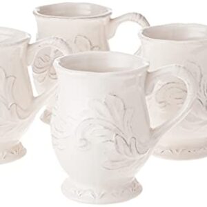 Certified International Firenze Ivory 16-Ounce Mug, Set of 4