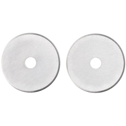 Fiskars 95417097J Straight Rotary Replacement Blades, 28mm, 2 Pack,stainless steel