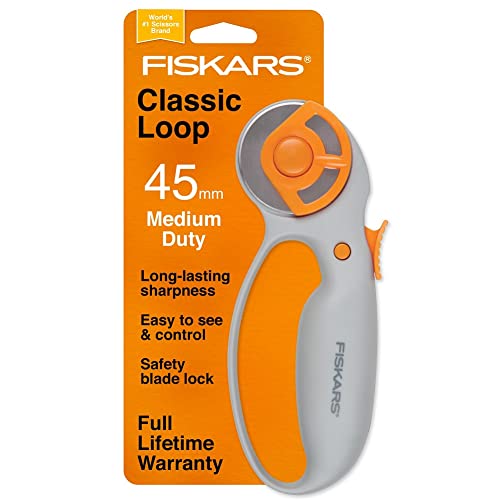 Fiskars Comfort Loop (45mm) Rotary Cutter, 1, White