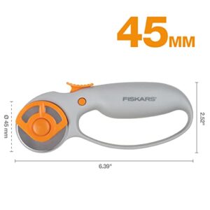 Fiskars Comfort Loop (45mm) Rotary Cutter, 1, White