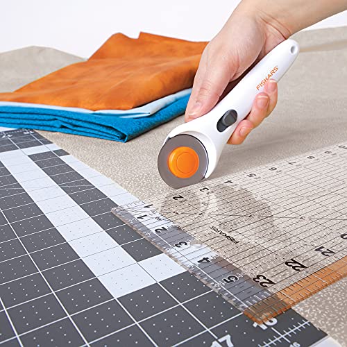 Fiskars Crafts 952301010 Rotary Sewing Cutting Set (3 Piece), Grey