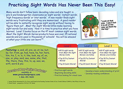 Meet the Sight Words - Level 3 - Easy Reader Books (boxed set of 12 books)