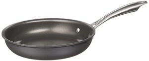 cuisinart dsa22-20 anodized nonstick 8-inch, black/stainless steel dishwasher-safe-hard, open skillet