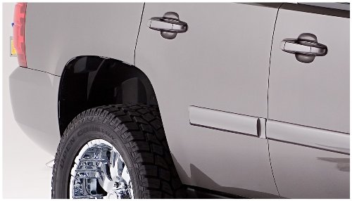 Bushwacker Pocket/Rivet Style Front & Rear Fender Flares | 4-Piece Set, Black, Smooth Finish | 40937-02 | Fits 2007-2014 Chevrolet Tahoe (Excludes LTZ)