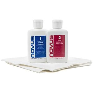 novus-pk2-2 | plastic clean & shine #1, fine scratch remover #2 and polish mates pack | 2 ounce bottles