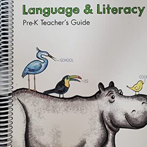 Handwriting Without Tears Get Set for School: Language and Literacy Pre-k Teachers Guide