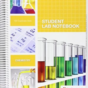 Student Lab Notebook: 100 Spiral Bound duplicate pages(Package may vary)