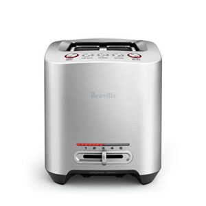 Breville BTA820XL Die-Cast 2-Slice Smart Toaster, Brushed Stainless Steel