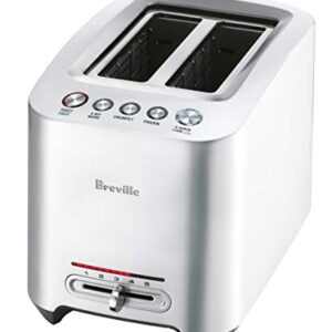 Breville BTA820XL Die-Cast 2-Slice Smart Toaster, Brushed Stainless Steel