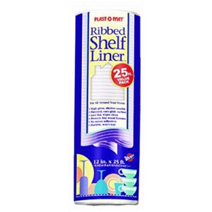 warp brothers, white 12×25′ wht shelf liner