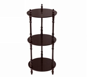 frenchi 3 tier shelves in cherry finish