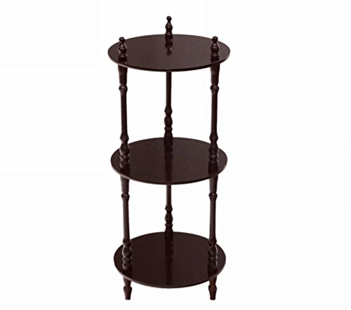 Frenchi 3 Tier shelves in Cherry Finish