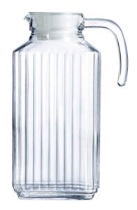 luminarc quadro 1.7-liter (57 1/4-ounce) pitcher