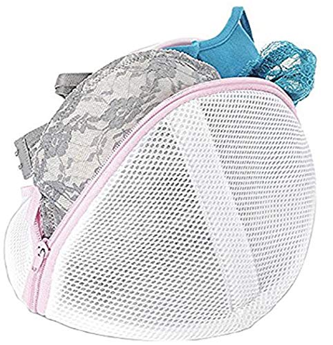 Whitmor Mesh Bra Wash Bag White