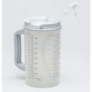 1 x medegen roommates pitcher insulated w/straw translucent w/granite and handle 32 oz – model h206-01