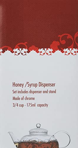 Fox Run Syrup Dispenser Honey, 1 Count (Pack of 1), Clear