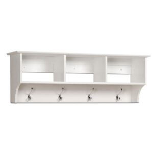 Prepac Entryway Cubbie Shelf, White