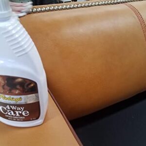 Fiebing's 4 Way Care Leather Conditioner 32oz spray for furniture, saddles, automobile upholstery, boots, shoes, handbags, etc