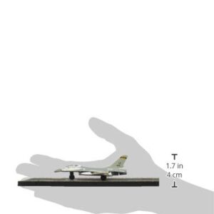 Hot Wings Planes F-16 (Military Markings) Jet with Connectible Runway,Grey