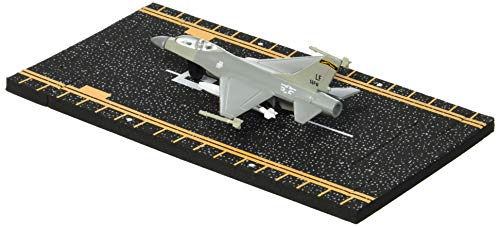 Hot Wings Planes F-16 (Military Markings) Jet with Connectible Runway,Grey