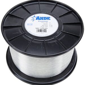 Ande A14-8C Premium Monofilament, 1/4-Pound Spool, 8-Pound Test, Clear Finish