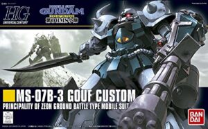 bandai mobile suit gundam ms-07b-3 gouf custom